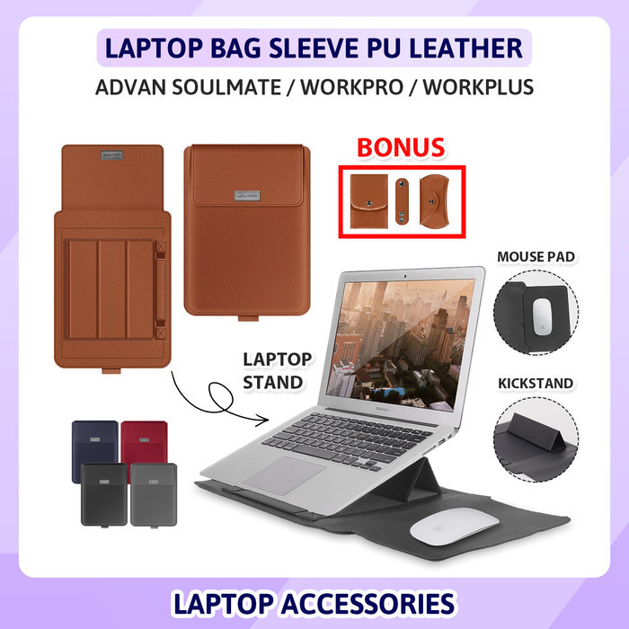Jual Tas Laptop Advan Soulmate Workplus Workpro 14 Premium Bag Stand ...