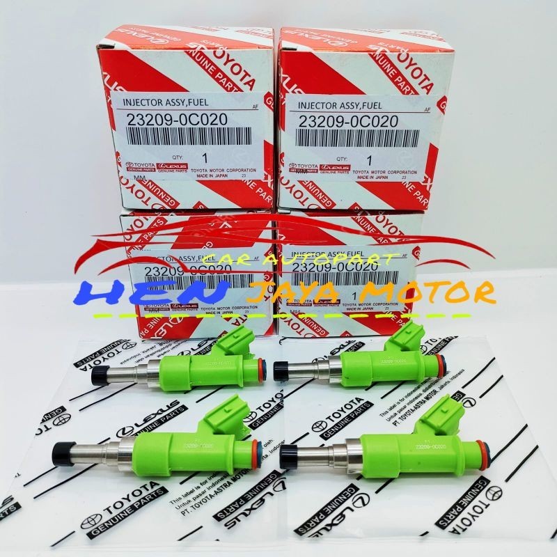 Jual NOZZLE INJECTOR SET TOYOTA INNOVA FORTUNER HILUX BENSIN 4HOLE ORI ...