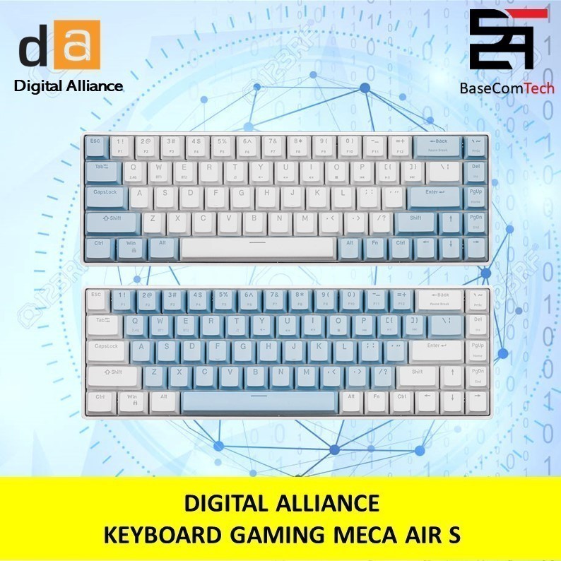 Jual Keyboard Gaming Wireless Mechanical Digital Alliance Meca Air S ...