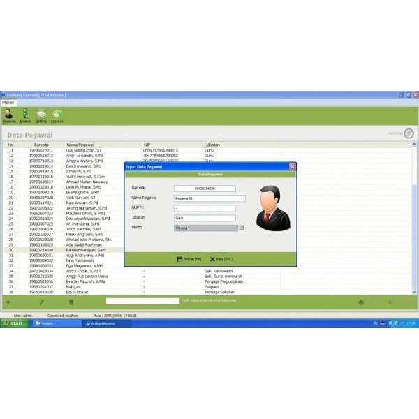 Jual Software absensi pegawai RZF Absen Barcode | Shopee Indonesia