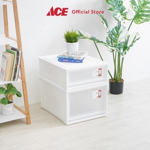 Jual Ace Iris Laci Penyimpanan Drawer - Putih Frosted | Shopee Indonesia
