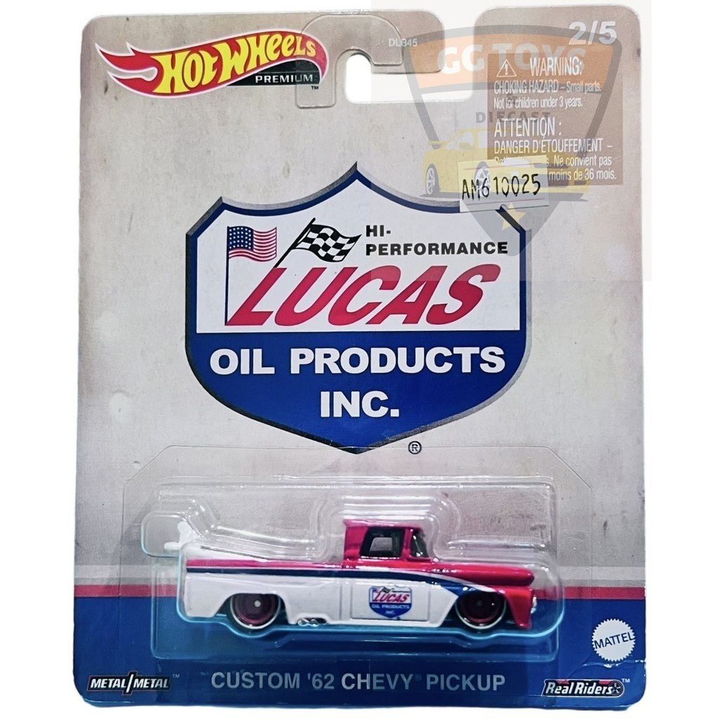 Jual Hotwheels Hot Wheels Premium Lucas Custom Chevy Pickup Putih ...