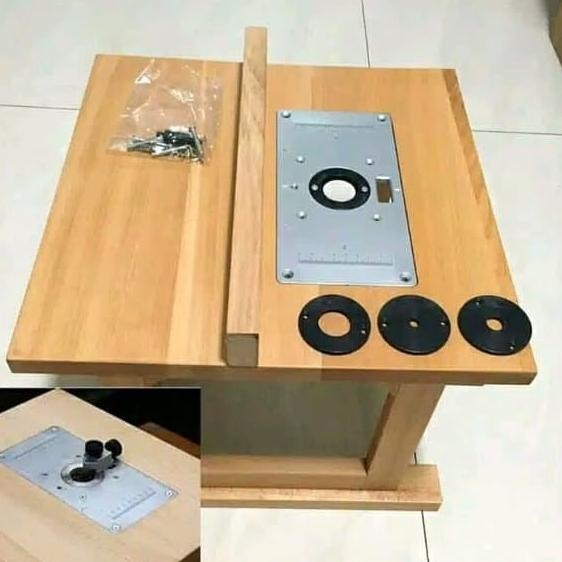 Jual Table Router Insert Plate Adapter Dudukan Mesin Router Trimmer ...