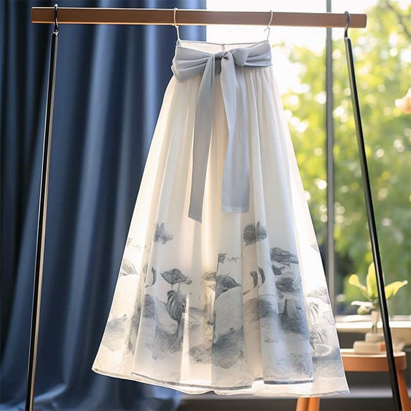 Jual Rok Motif Putih Model Tiongkok, Rok Motif Putih, Model Channel ...