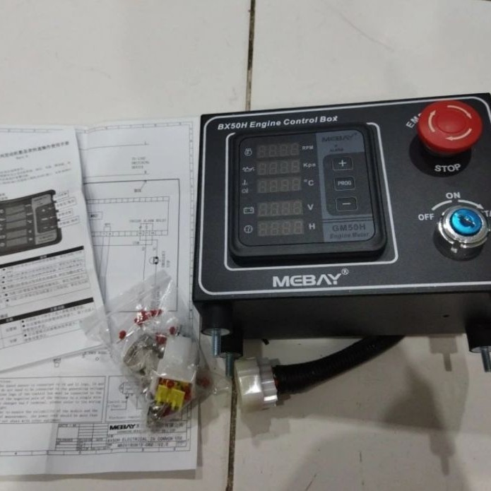 Jual Box panel BX50H Mebay control engine pompa hydrant GM50H genset ...