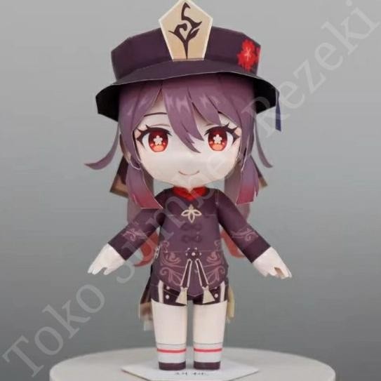Jual Figure Hu Tao Witch Papercraft Sexy Girl Paper Craft Hutao Genshin ...