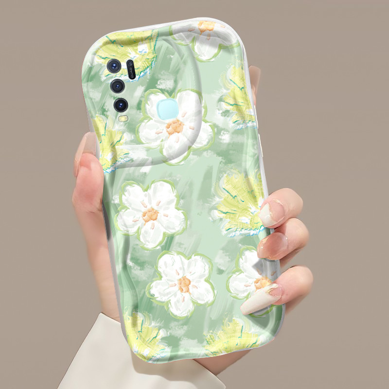 Jual Casing Hp VIVO Y50 VIVO Y30 VIVO Y30i Case elegan motif bunga ...