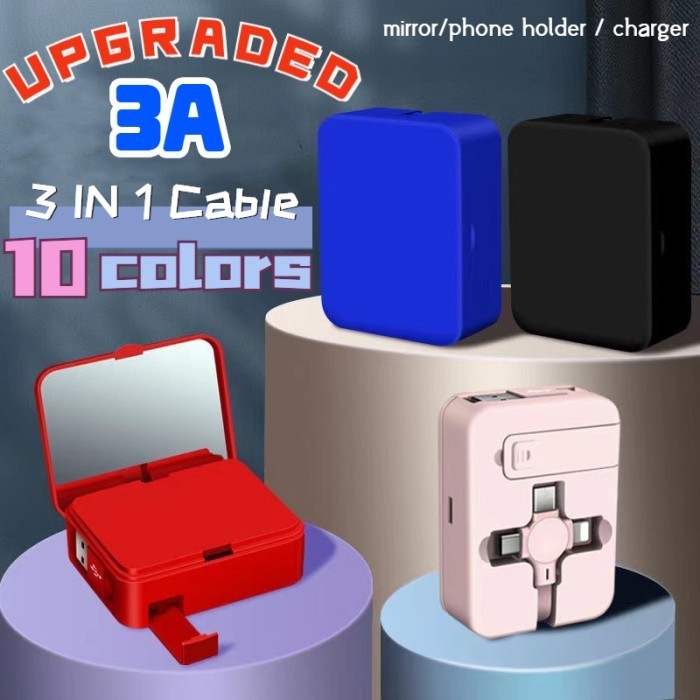 Jual Produk Terbaru Kabel Pengisian Cepat Usb Ponsel 3 In 1 Mikro Tipec ...