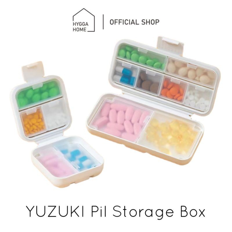 Jual Hygga Home YUZUKI Kotak Obat Mini Portable Lipat/Pil Storage Box ...