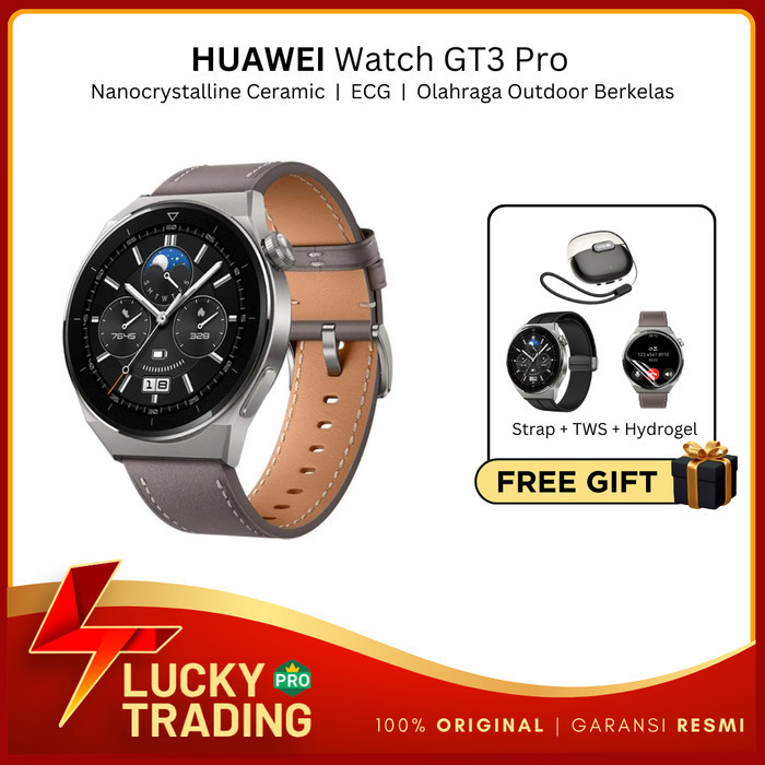 Jual Produk Terbaru Huawei Watch Gt 3 Pro Gt3 Pro Smart Watch Original Garansi 1 Tahun | Shopee ...
