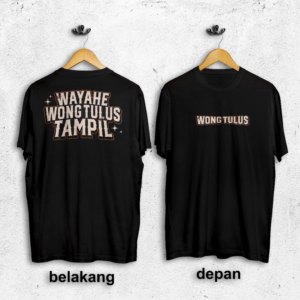 Jual Meliora - Kaos Kata Wayahe Wong Tulus Tampil - Kaos Pria Kaos ...