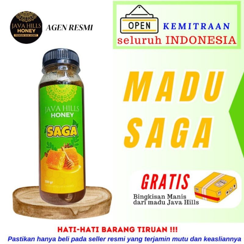 Jual (100% ASLI) MADU SAGA BY JAVA HILLS HONEY - madu - saga - jhh ...