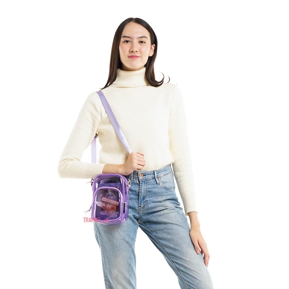 Jual Mini Sling Bag - Tas Hp Travolt - Tas Pvc Transparan - Tas Selempang - Mini Telaris ...