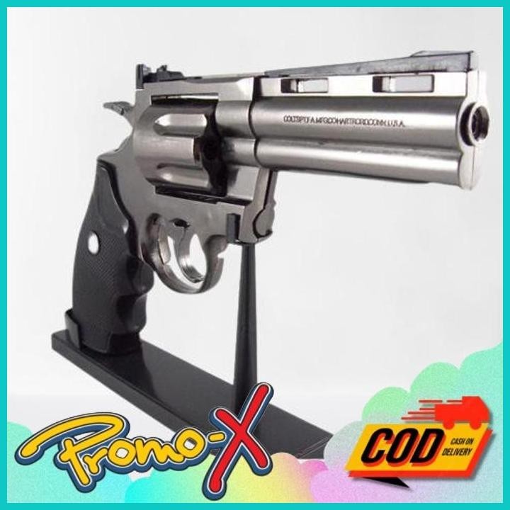 Jual KOREK API GAS PISTOL REVOLVER PYHTON 357 MIRIP PISTOL ASLI UKURAN ...