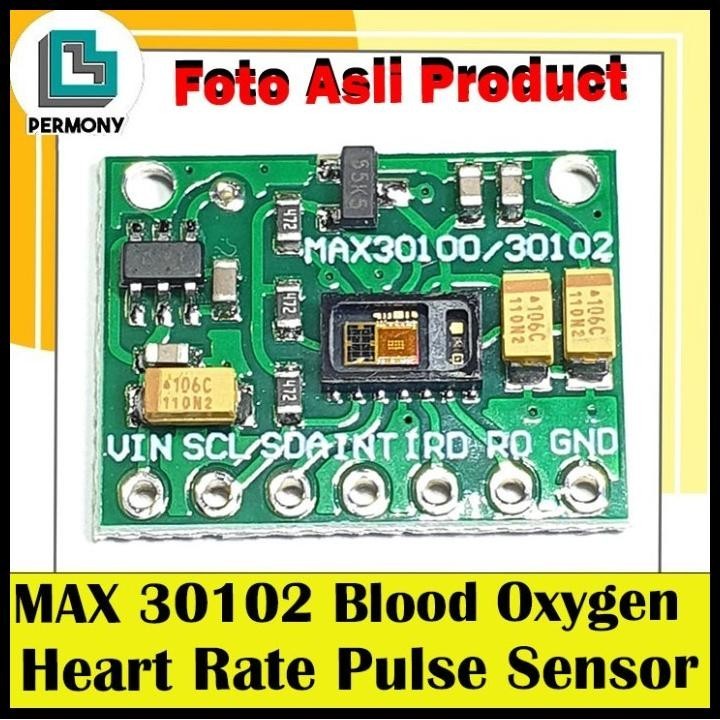 Jual GRATIS ONGKIR MAX30102 OXIMETER MODUL HEART RATE SENSOR OXYGEN ...