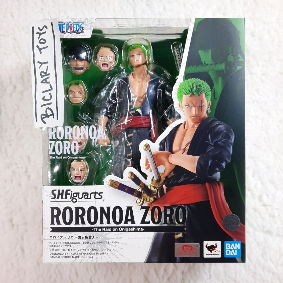 Jual ORIGINAL SHF Roronoa Zoro One Piece Onigashima Not VAH ORI ...