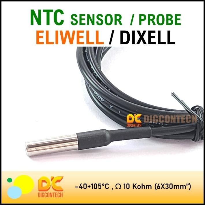 Jual TERMURAH PROBE SENSOR NTC ELIWELL DIXELL 10K OHM 1.5M CAP ...