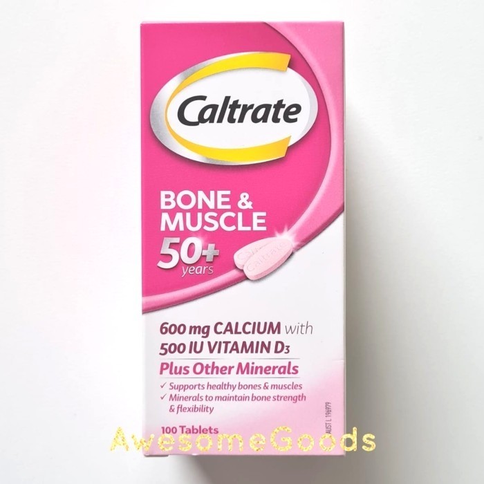 Jual Caltrate Australia Bone & Muscle 50+ 100 Tablets | Shopee Indonesia