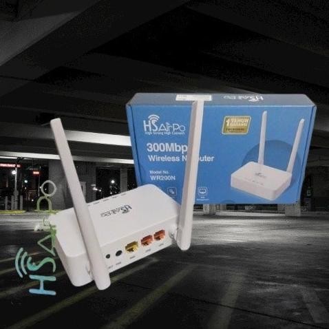 Jual HSAIRPO WR200N 300Mbps WIRELESS N ROUTER HS AIRPO | Shopee Indonesia