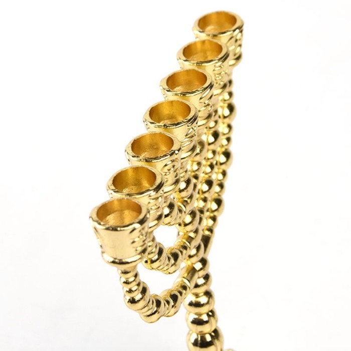 Jual Golden Jewish Tempat Lilin 7 Cabang Menorah | Shopee Indonesia