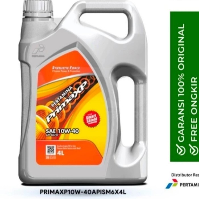 Jual Oli Mobil, Pertamina Prima Xp Sae 10W-40 Kemasan 4 Liter | Shopee ...