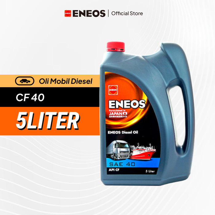 Jual Oli Mesin Mobil Eneos Diesel Cf40 Oil Kemasan 5 L | Shopee Indonesia