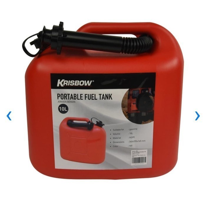 Jual Krisbow Jerigen Solar/Bensin Plastik 10 Ltr | Shopee Indonesia