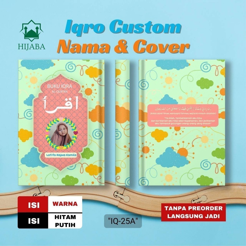 Jual Iqro Custom Cepat Belajar Tulis Nama Menulis Cara Color Iqra Untuk ...