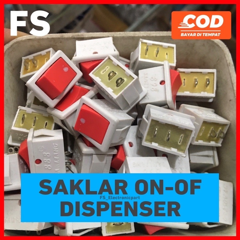 Jual Saklar dispenser On-of 2 pin | Shopee Indonesia