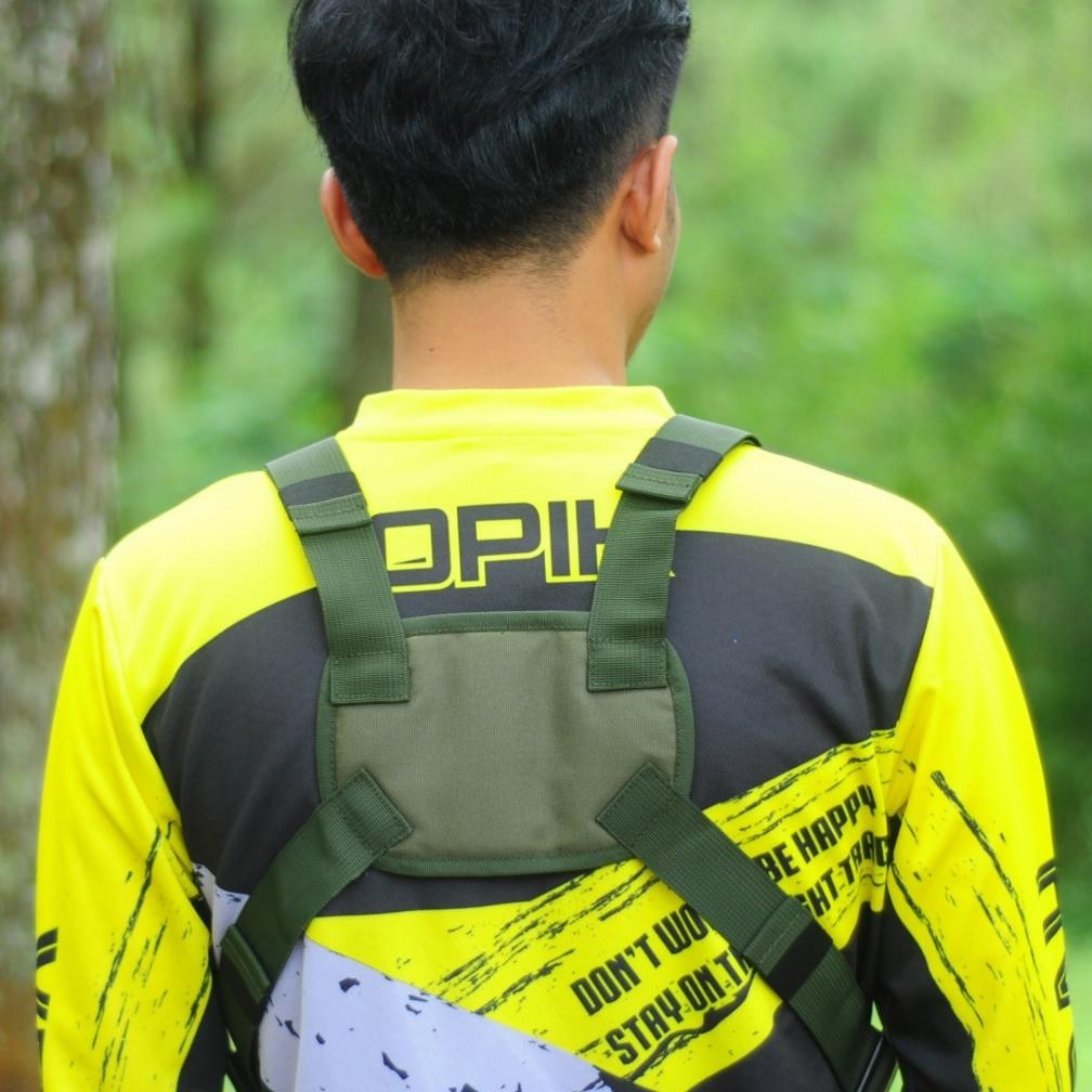 Jual VIRAL Tas Rompi Dada Pria Hijau Army Premium Chest Bag Tactical we ...