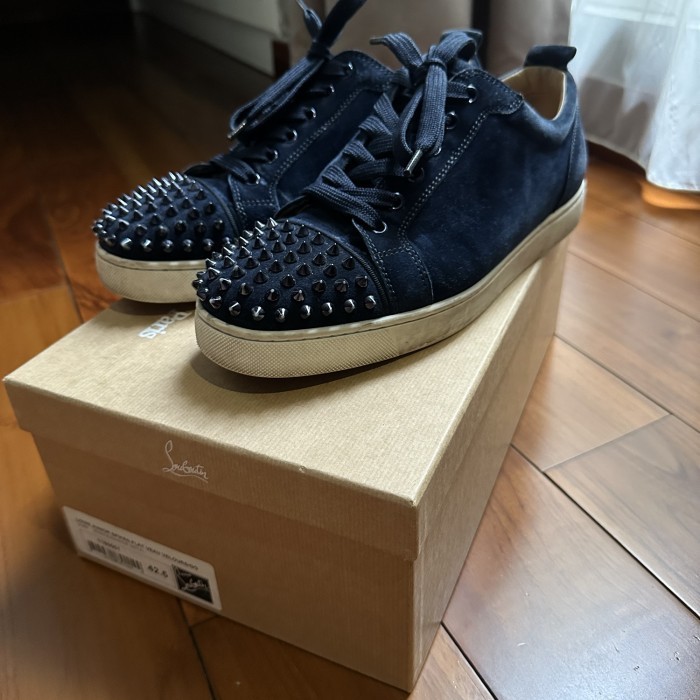 Jual CHRISTIAN LOUBOUTIN SNEAKERS MEN NAVY | Shopee Indonesia
