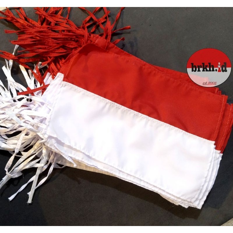Jual Bendera Merah Putih Katun 20 Pcs Kecil 20x30 Cm- Bendera Indonesia ...
