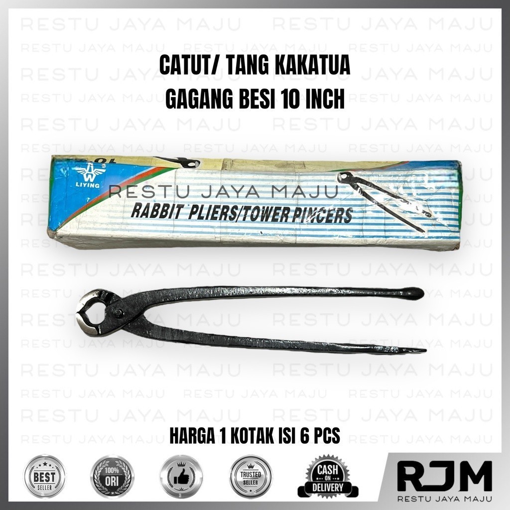 Jual [6 pcs] LIYING Catut Gagang Besi 10 " inch Tang Kakatua Gegep ...