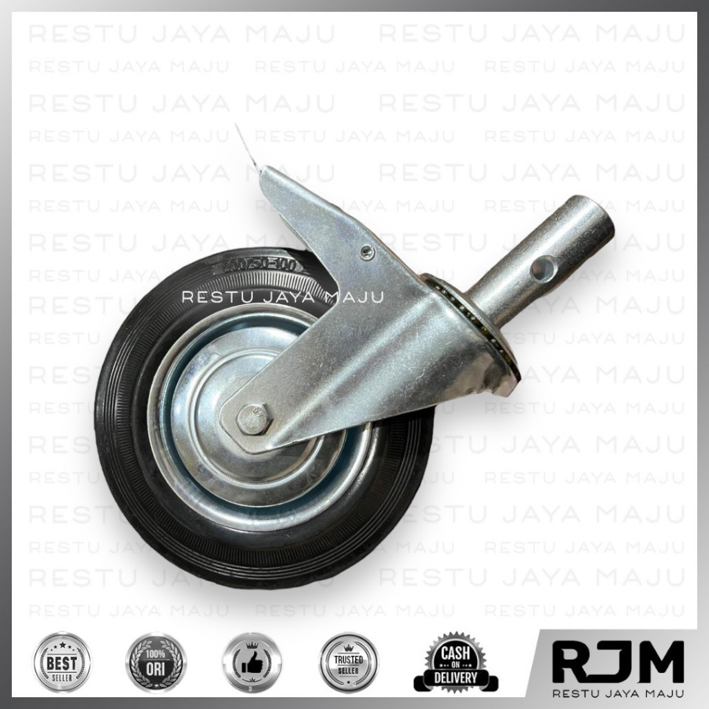 Jual XP TOOL Roda Steger Scaffolding 6 8 " inch inch Perancah Karet rj | Shopee Indonesia