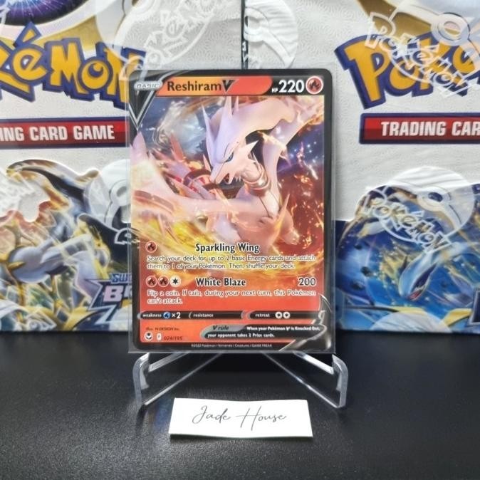 Jual Reshiram V 024/195 (Silver Tempest) - Kartu Pokemon TCG English | Shopee Indonesia