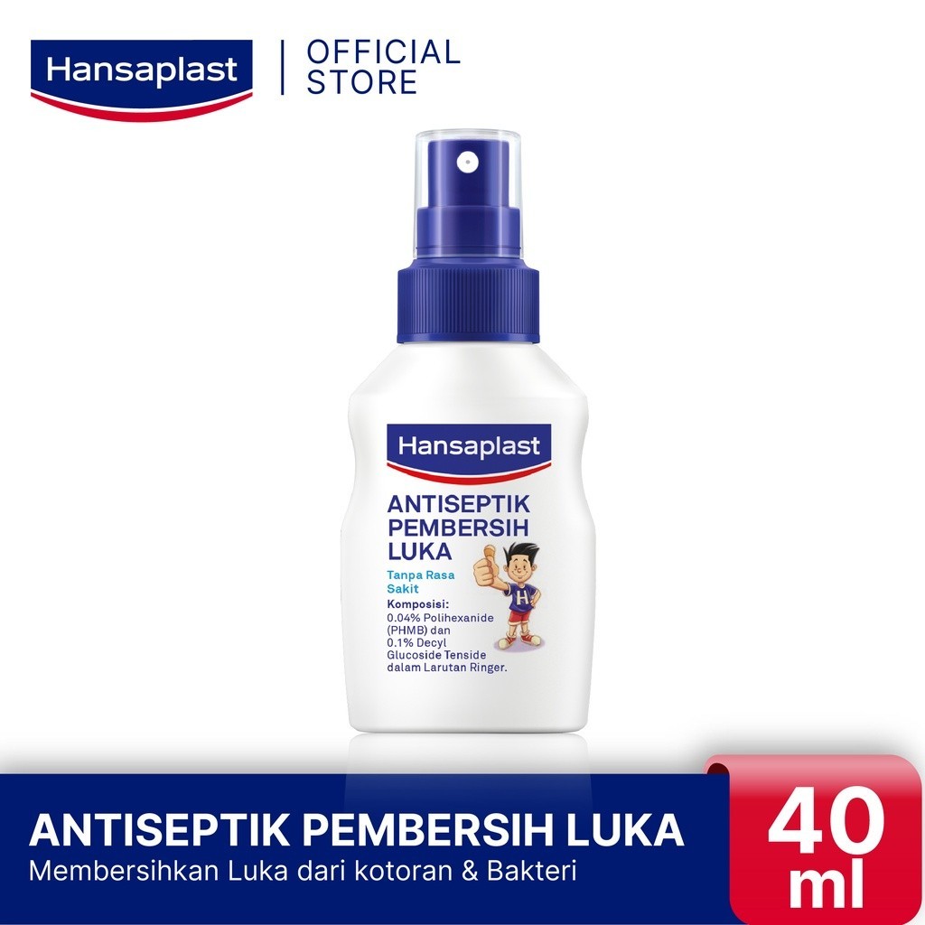 Jual HANSAPLAST Antiseptik Pembersih Luka Spray 40ml P3K - 95% Tidak ...