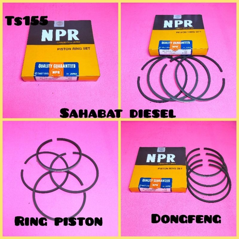Jual RING PISTON YANMAR TF 155 NPR / RING SET YANMAR TF 155 NPR ...