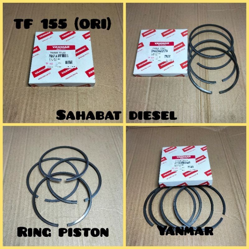 Jual RING PISTON YANMAR TF 155 ASLI JAPAN / RING SET YANMAR TF 155 ASLI ...