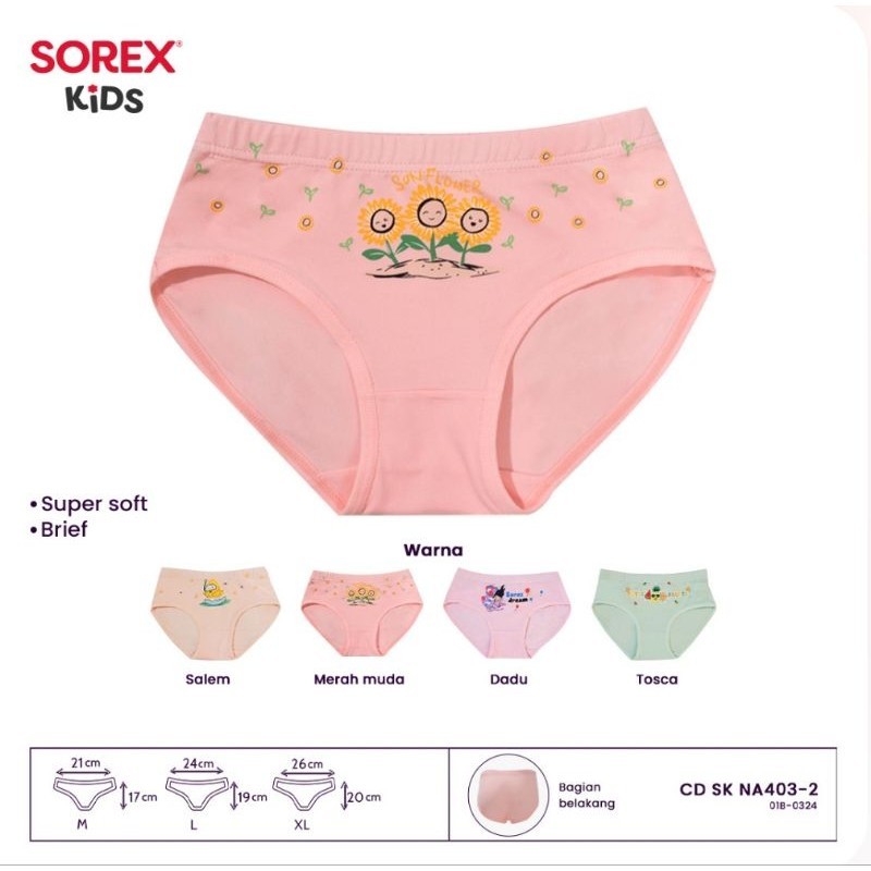 Jual Sorex Kids Celana Dalam Anak Perempuan CD SK NA 403-2 | Shopee Indonesia