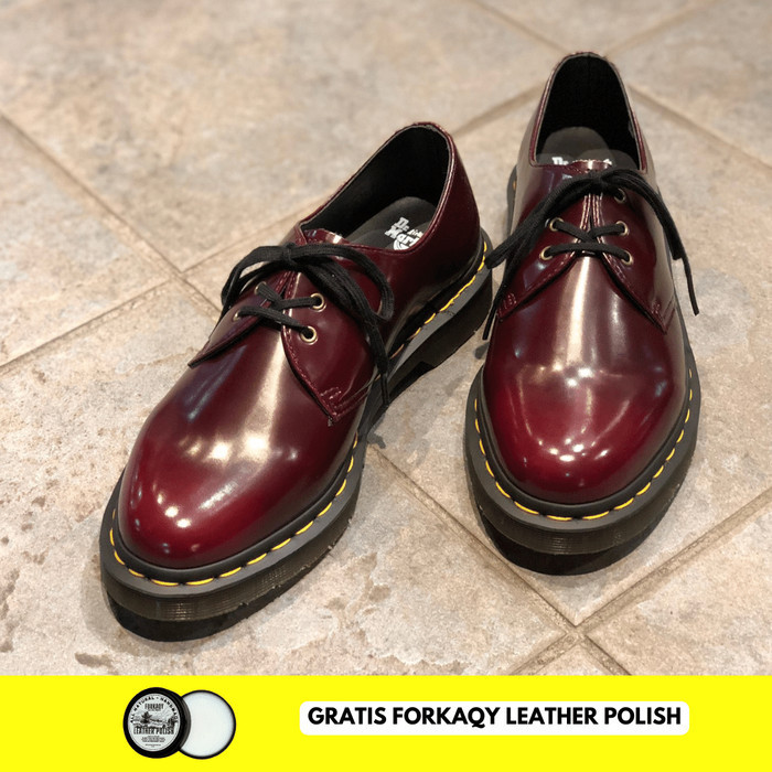Jual Dr Martens 1461 Vegan Cherry Red Docmart Solovair Redwings ...
