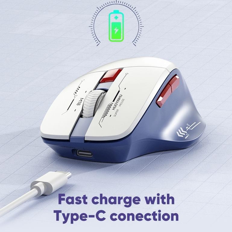 Jual MOFII MOUSE WIRELESS GAMING RECHARGEABLE BATERAI TYPE-C FAST ...