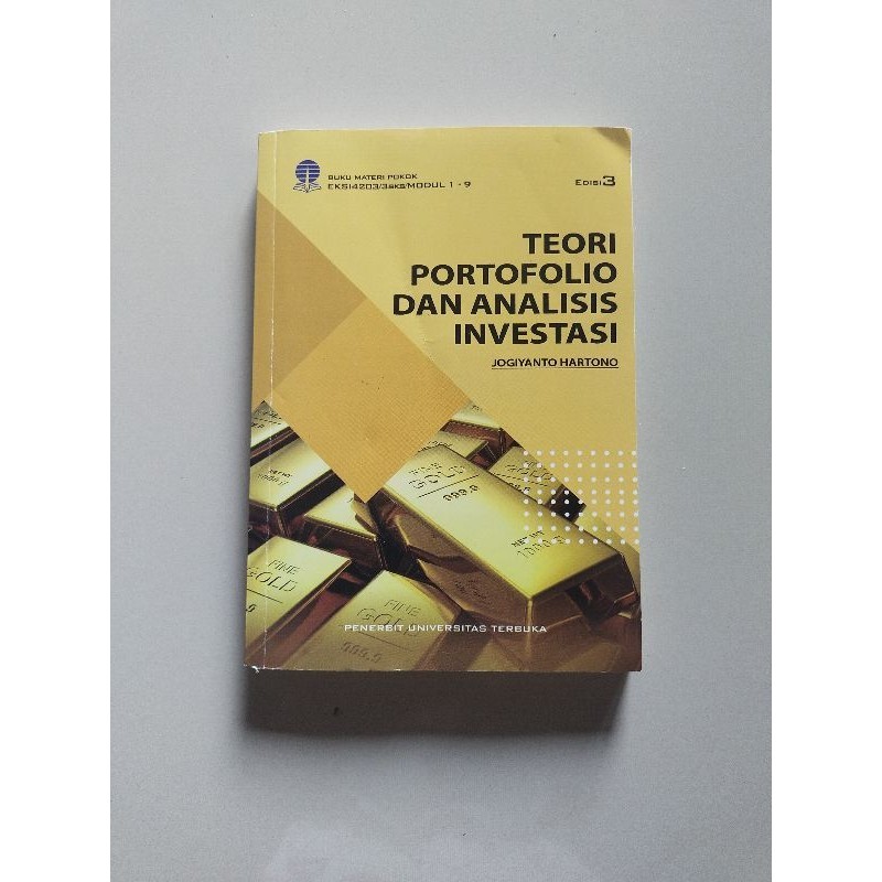 Jual Buku Investasi, TEORI PORTOFOLIO DAN ANALISIS INVESTASI Karya ...
