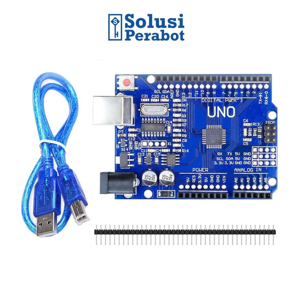 Jual UNO R3 Atmel ATmega328P With USB Cable SP / Arduino CH340 Plus ...
