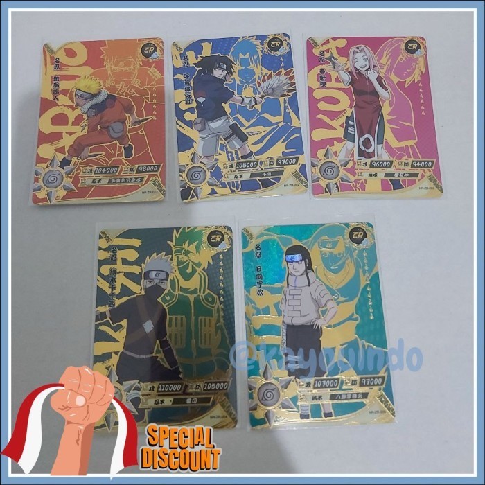 Jual Kartu Naruto Kayou Rarity ZR Seri 1 - 36 / ZR Card Naruto Game ...