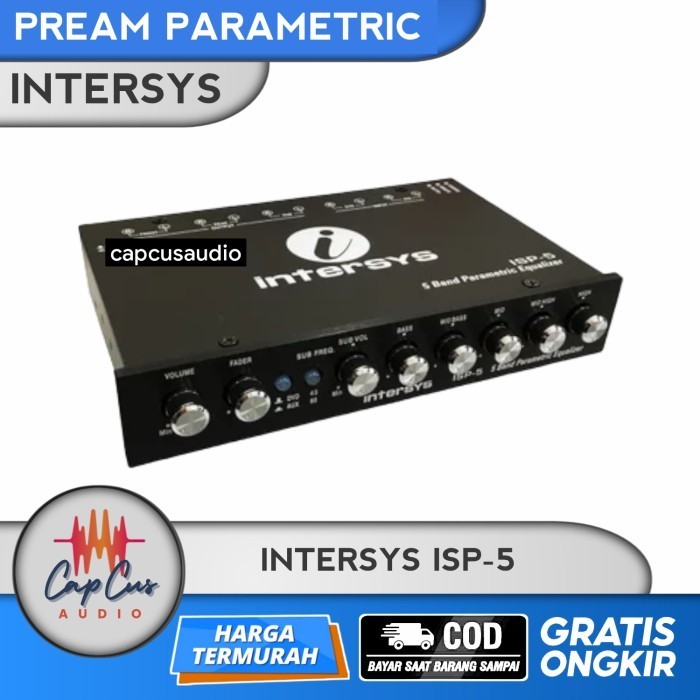 Jual Parametric Equalizer 5 Band Intersys Isp-5/Pparametric Intersys ...