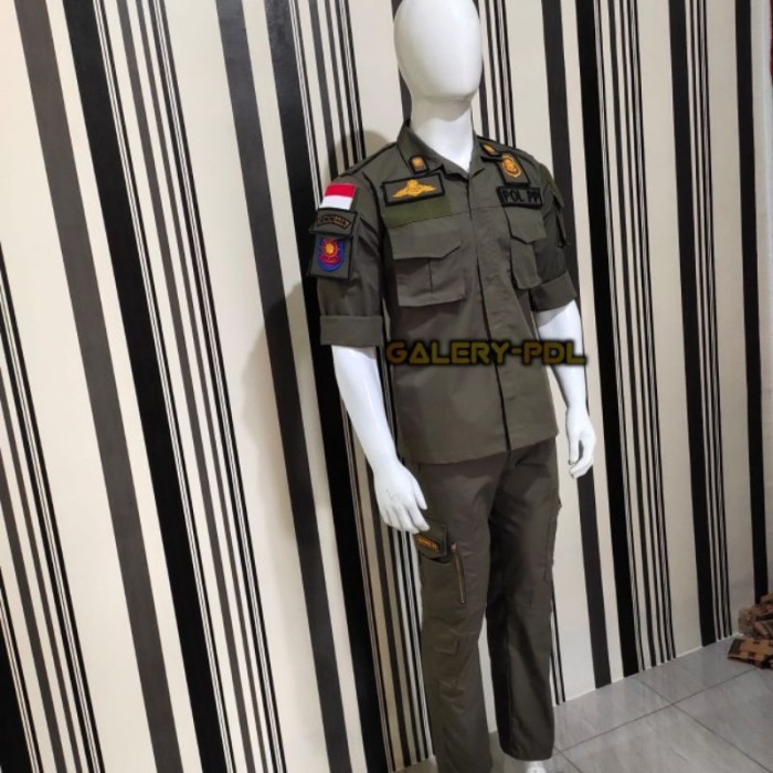 Jual PDL POL PP LENGKAP SERAGAM SATPOL PP bisa pake nama | Shopee Indonesia