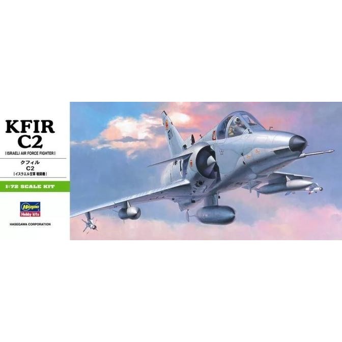 Jual Hasegawa 00237 1/72(B7) Israeli Air Force Fighter KFIR C2 | Shopee ...