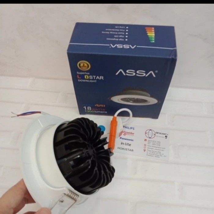 Jual Downlight Assa Led Spotlight Sorot 18 Watt Cob Ori | Shopee Indonesia