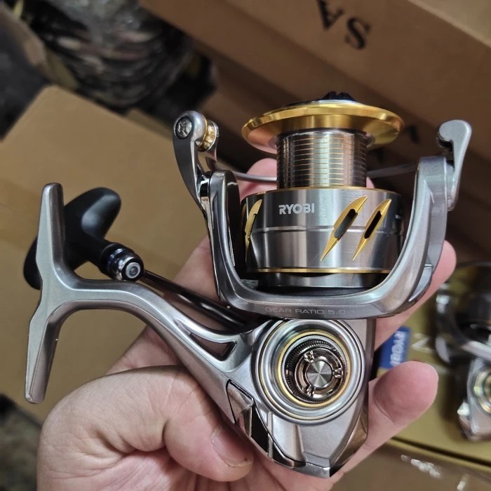 Jual REEL PANCING RYOBI ZAUBER SW SALTWATER 3000 4000 POWER HANDLE NEW ...