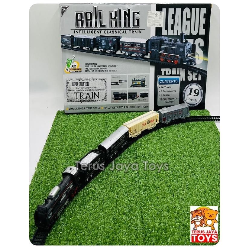 Jual Terusjayatoys Mainan Kereta Rel Rail King Train Set Classic Train ...